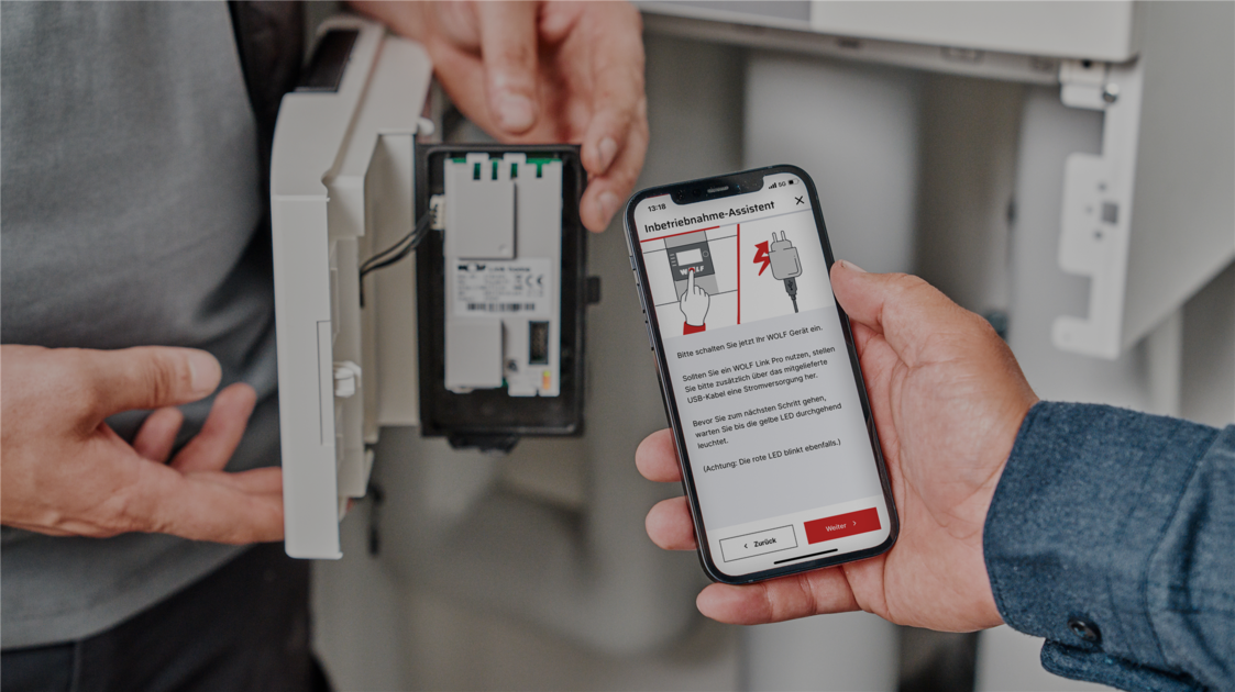 Inbetriebnahme WOLF Link | WOLF Smartset App